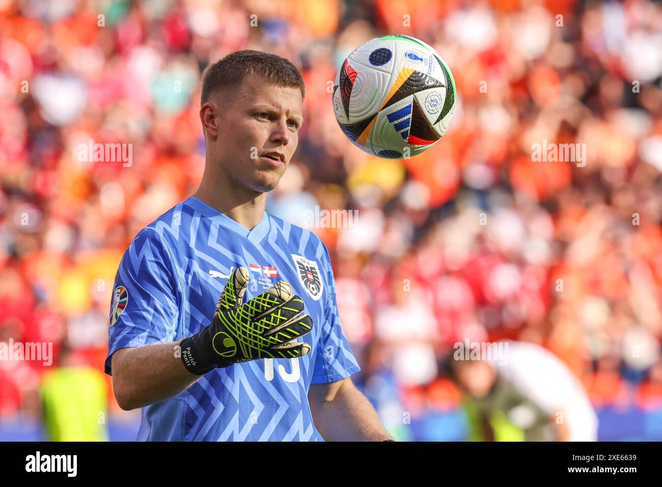 BERLIN, GERMANY - JUNE 25: Goalkeeper Patrick Pentz of Austria during ...
