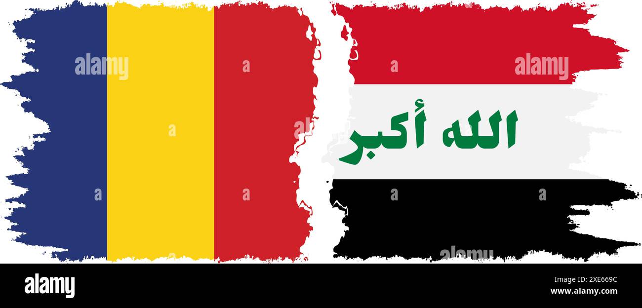 Iraq romania flag Stock Vector Images - Alamy