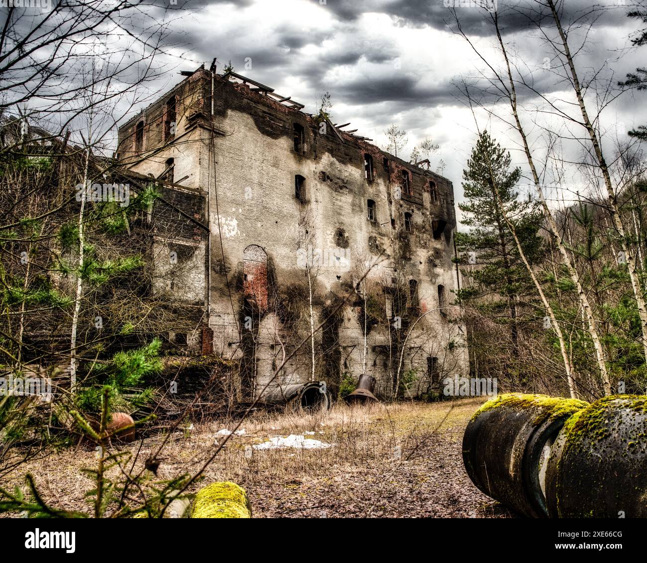 abandoned, ruins, old building, decaying, derelict, architecture ...