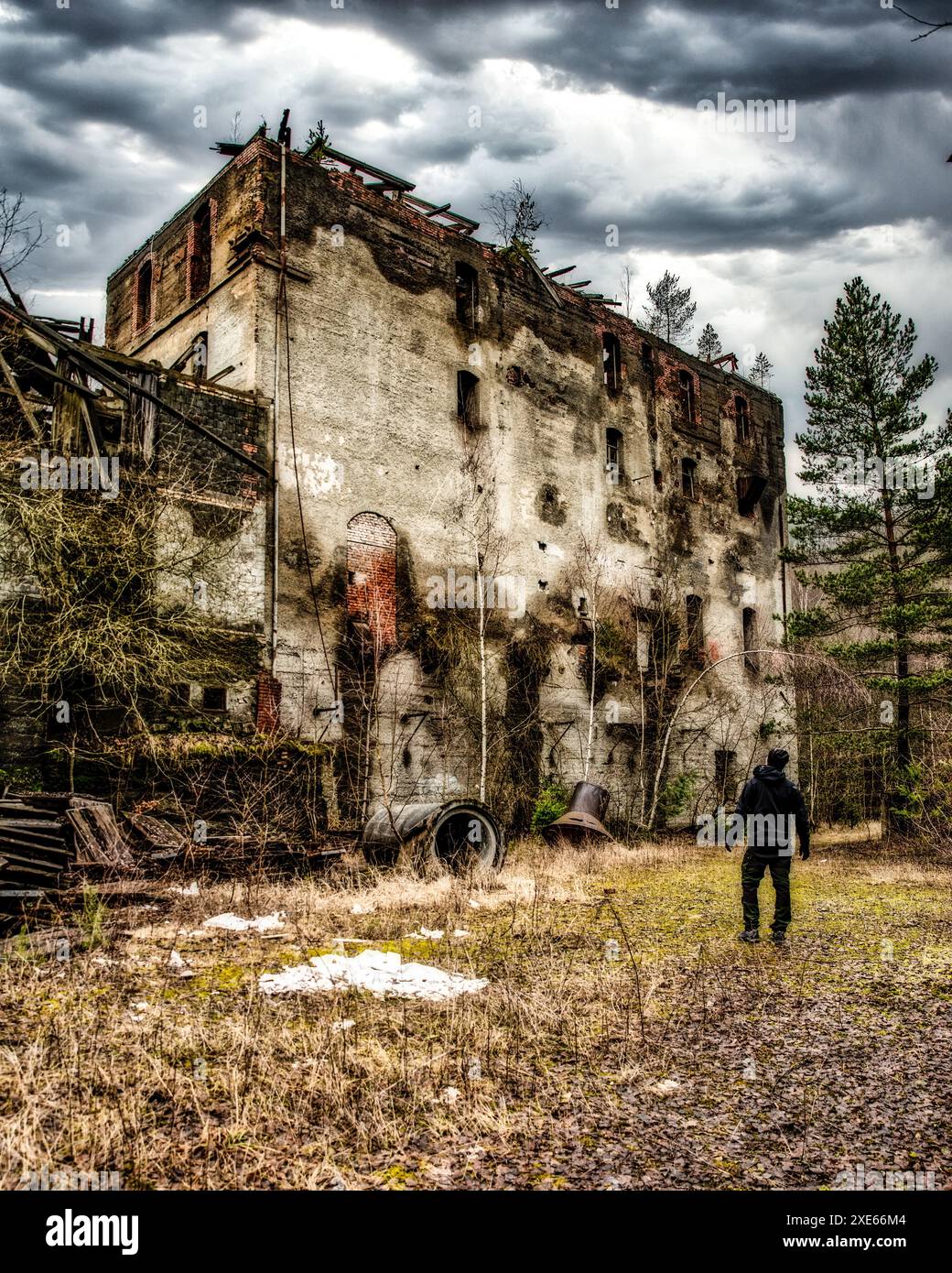abandoned, ruins, old building, decaying, derelict, architecture, historic, vintage, industrial ...