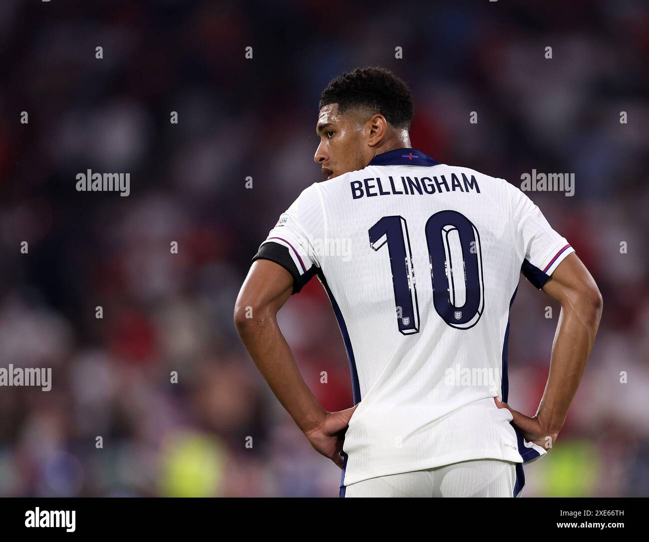 Cologne, Germany. 25th June, 2024. Jude Bellingham of England during ...