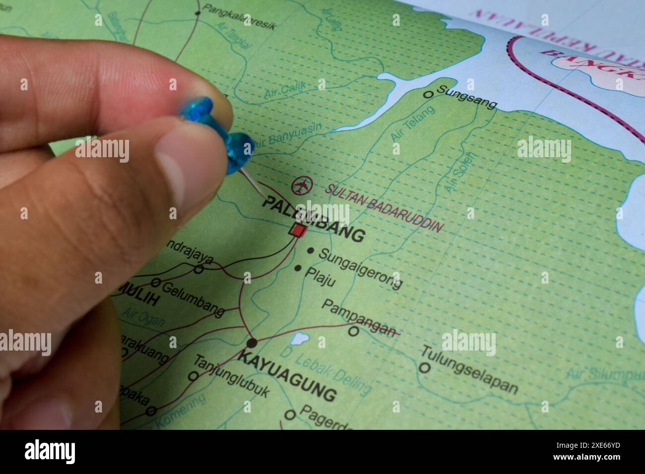 Pin on Map Palembang City, is the capital of the province of South ...