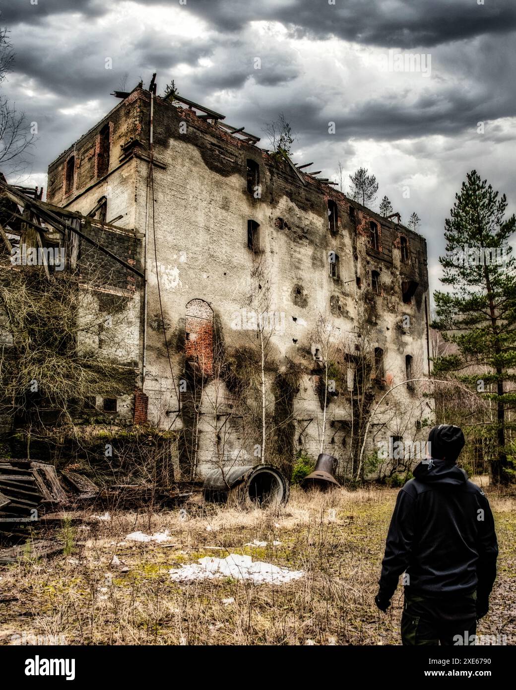 abandoned, ruins, old building, decaying, derelict, architecture ...