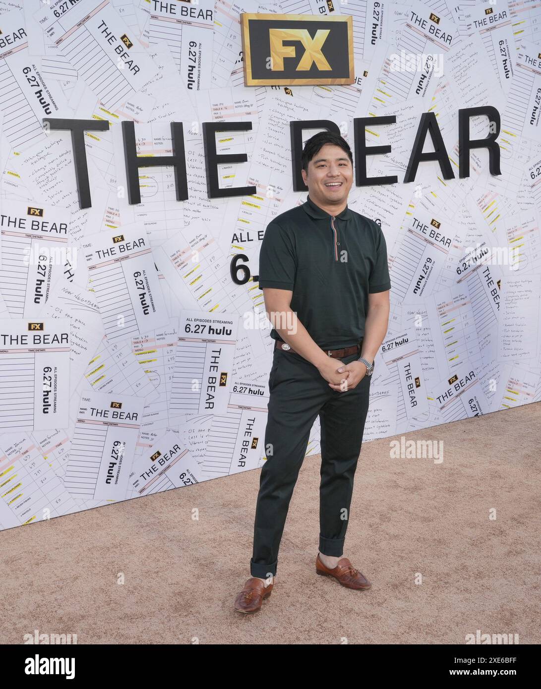 Andrew Lopez arrives at the FX's THE BEAR Season 3 Los Angeles Premiere ...