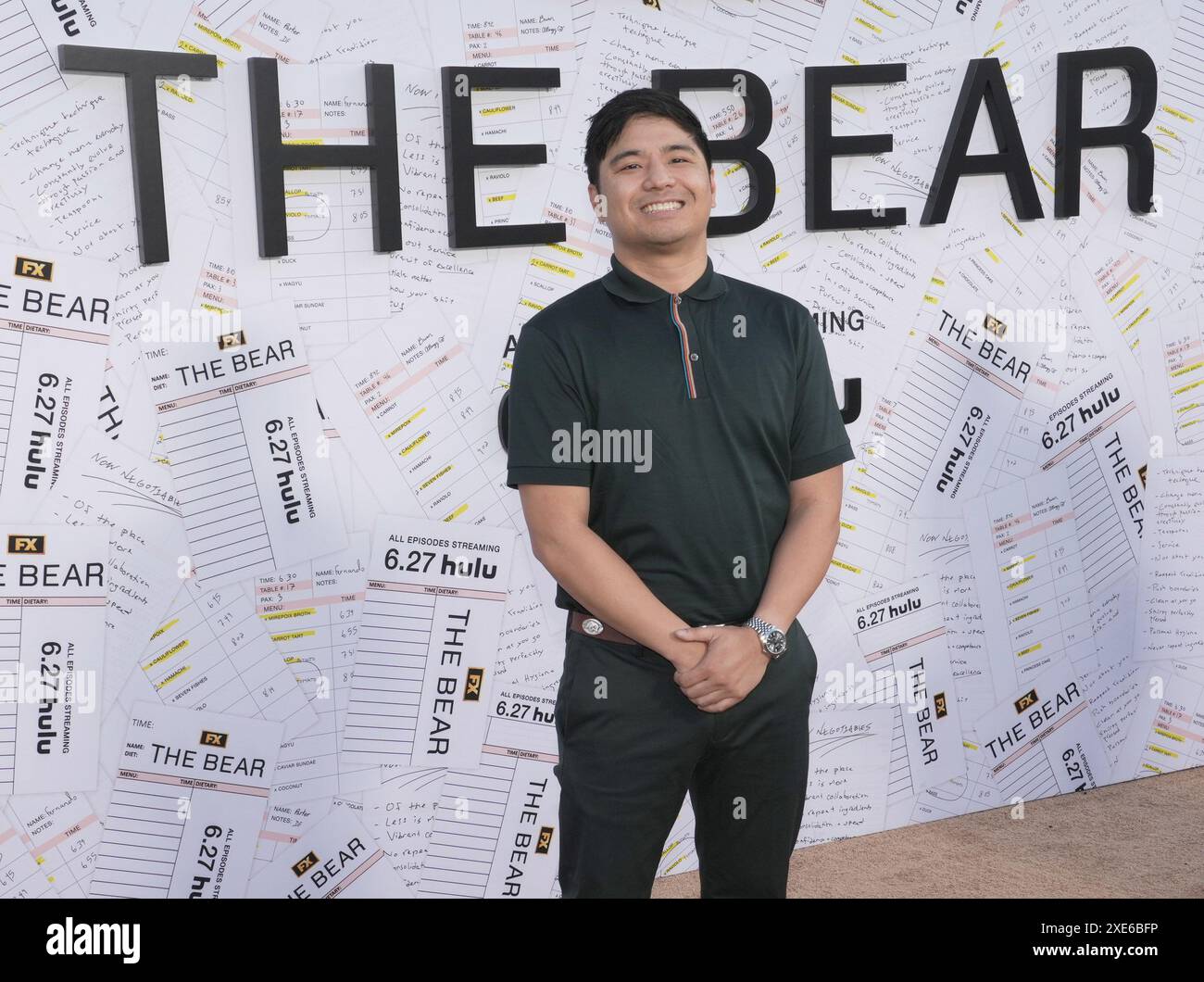 Andrew Lopez arrives at the FX's THE BEAR Season 3 Los Angeles Premiere ...