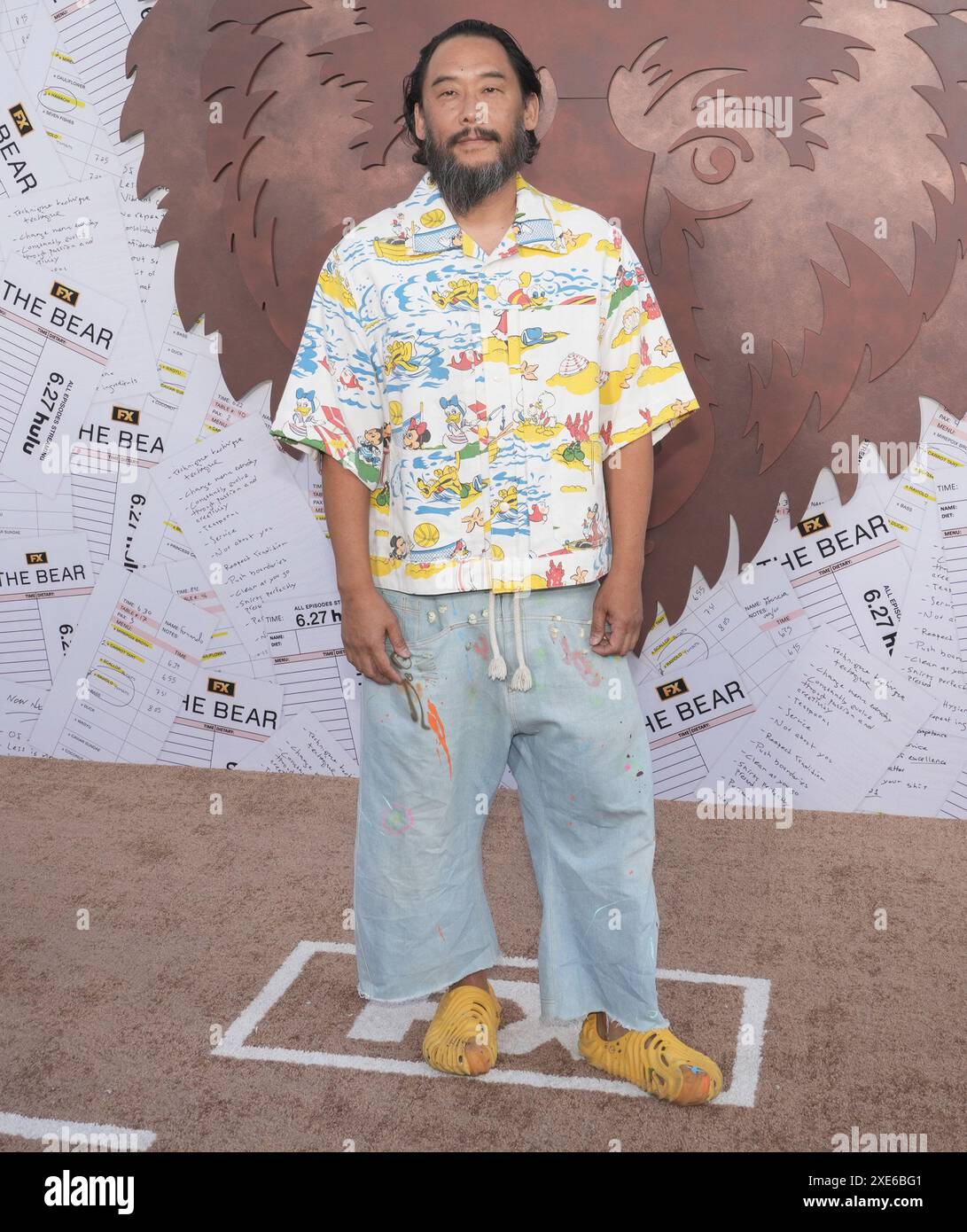 David Choe arrives at the FX's THE BEAR Season 3 Los Angeles Premiere ...