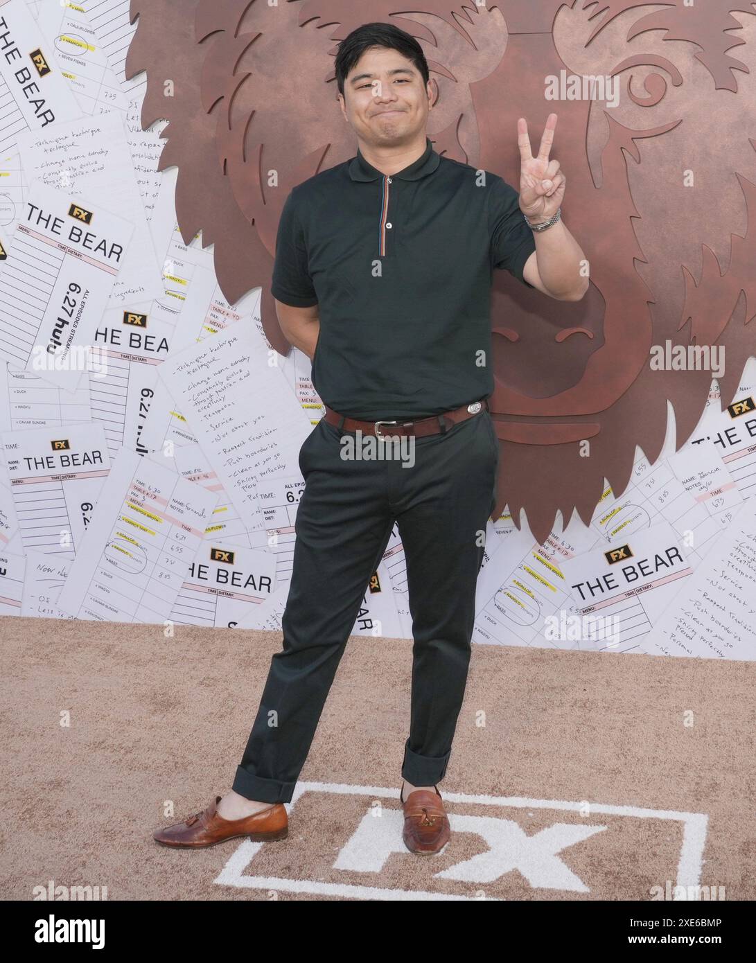 Los Angeles, USA. 25th June, 2024. Andrew Lopez arrives at the FX's THE ...