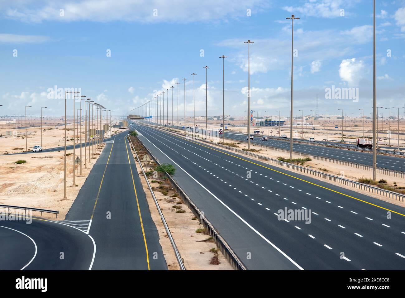 New multiple lane highway number one connection the cities of Al Ruwais ...