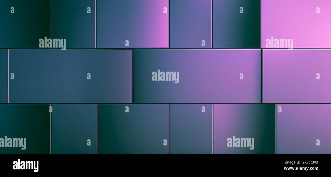 Neon Squares Background Stock Photo - Alamy