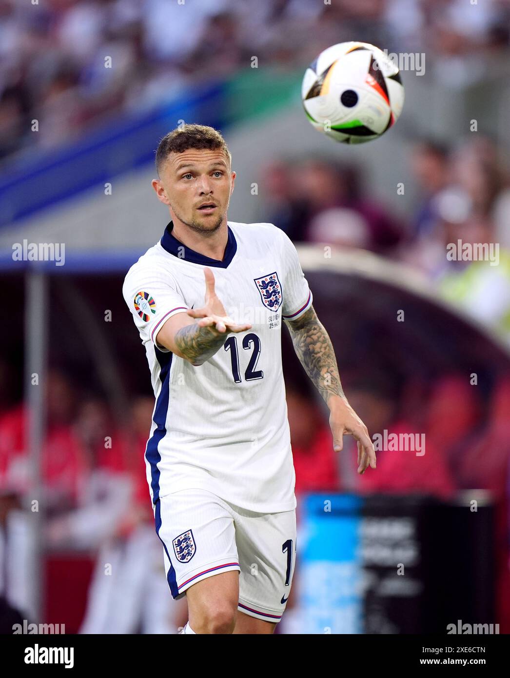 England's Kieran Trippier during the UEFA Euro 2024 Group C match at ...