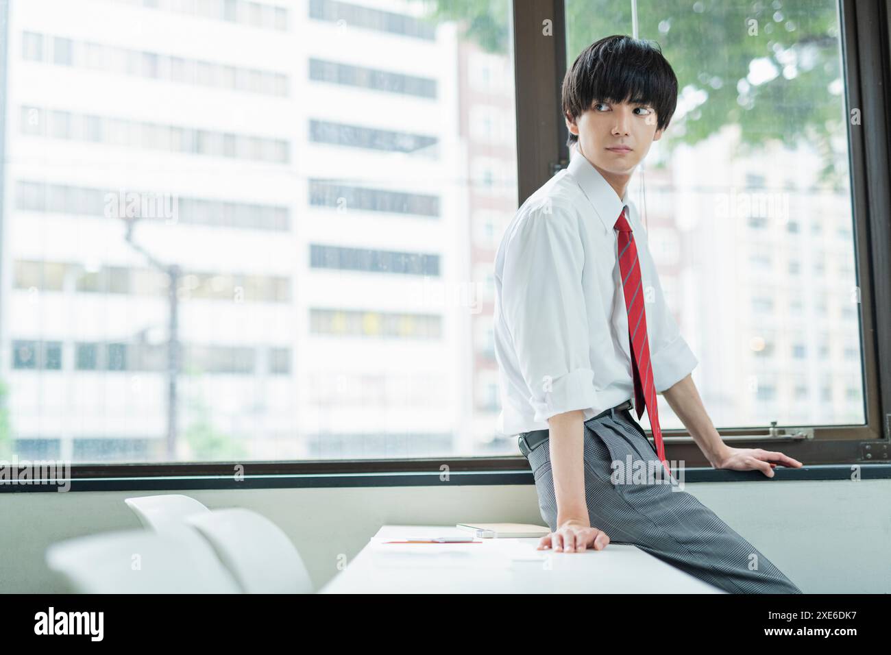 Prep school Male high school student Stock Photo - Alamy