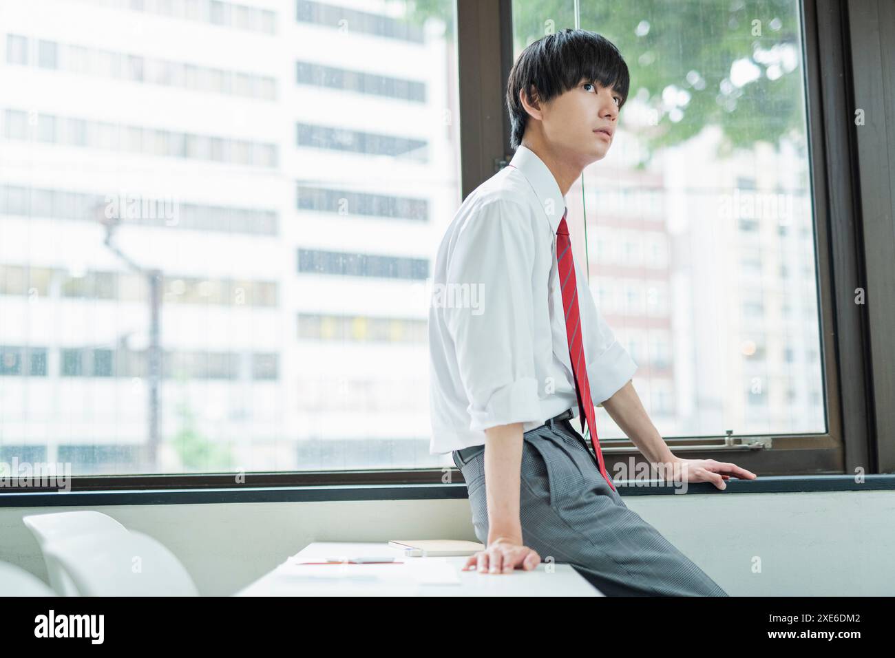 Prep school Male high school student Stock Photo - Alamy