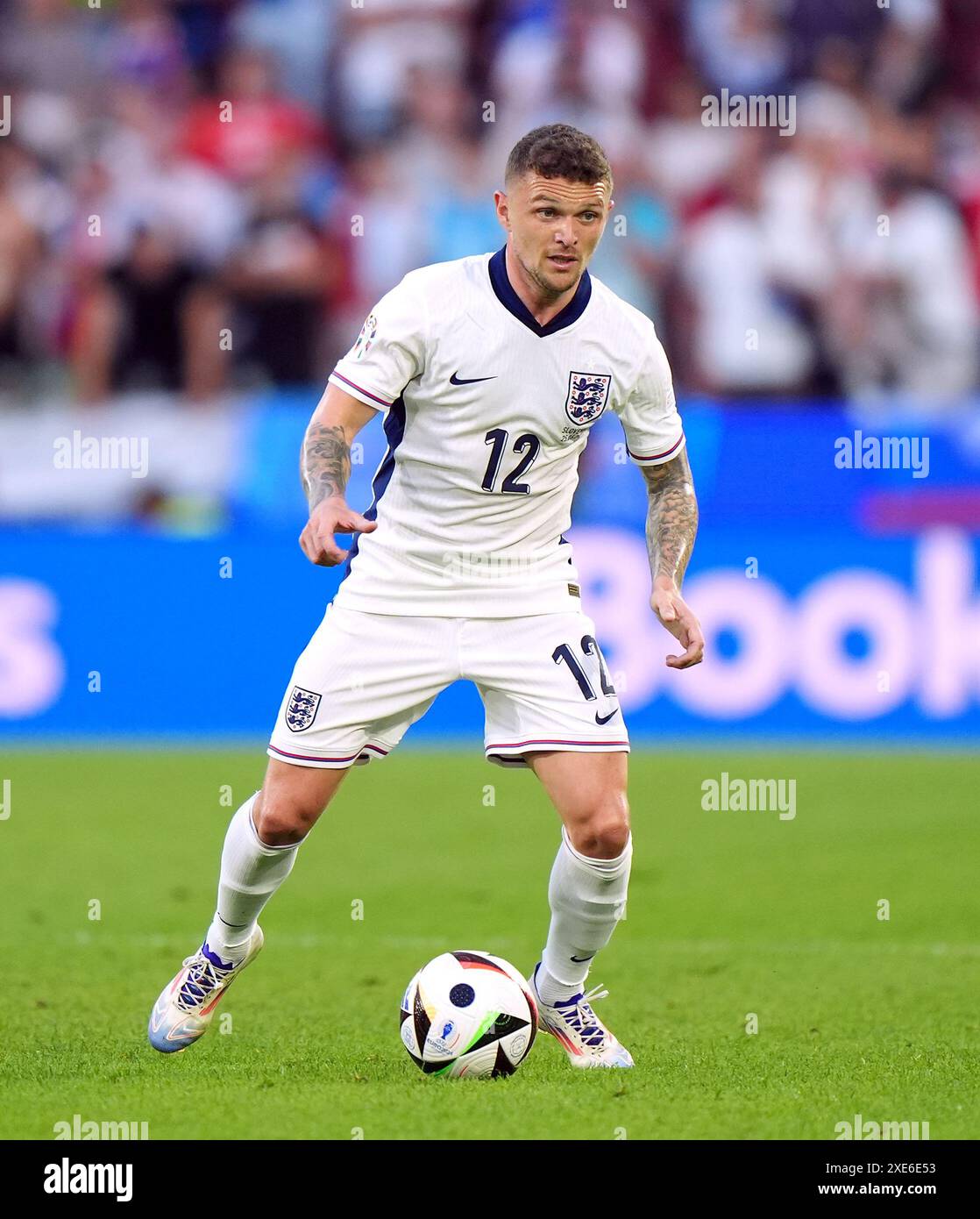 England's Kieran Trippier during the UEFA Euro 2024 Group C match at ...