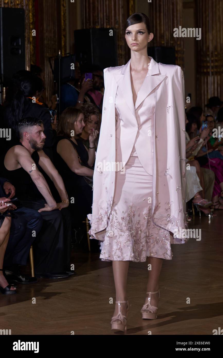 Paris, France. 25th June, 2024. Robert Abi Nader fashion show during ...
