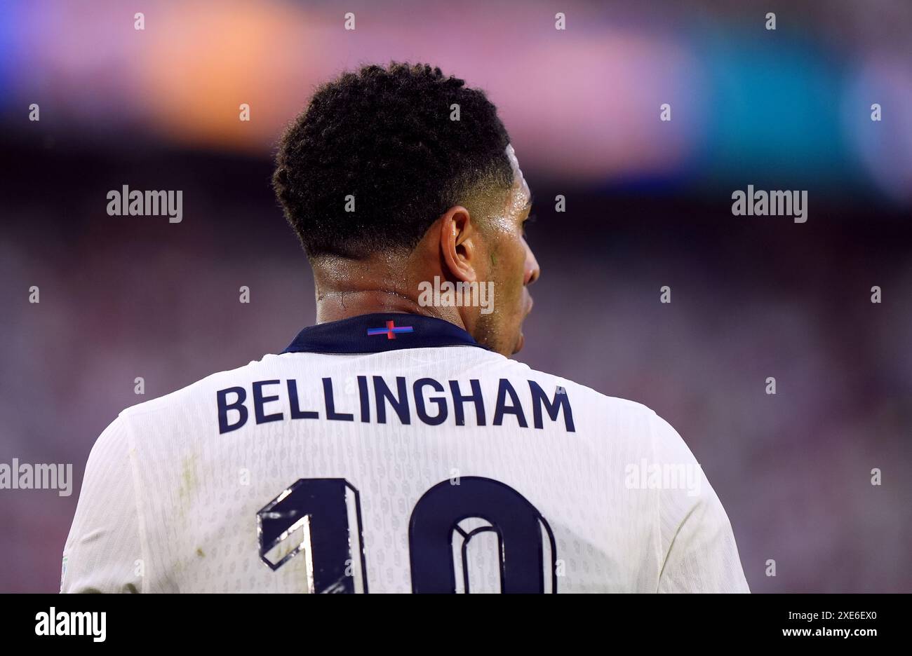 England's Jude Bellingham during the UEFA Euro 2024 Group C match at ...