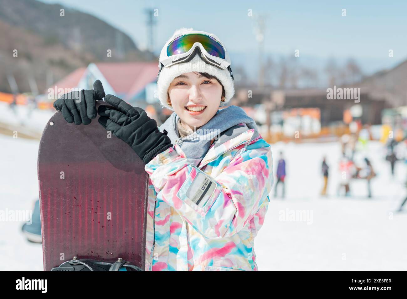 Woman female youth ski hi-res stock photography and images - Alamy