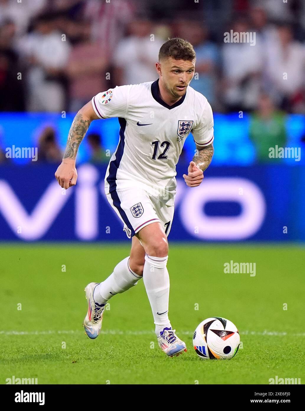 England's Kieran Trippier during the UEFA Euro 2024 Group C match at ...
