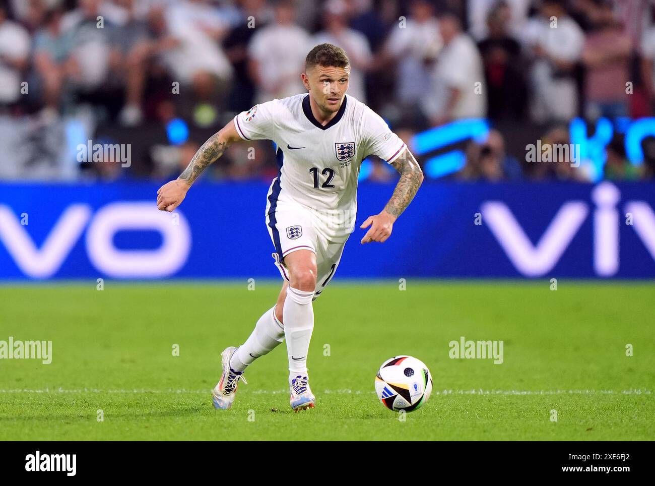 England's Kieran Trippier during the UEFA Euro 2024 Group C match at ...