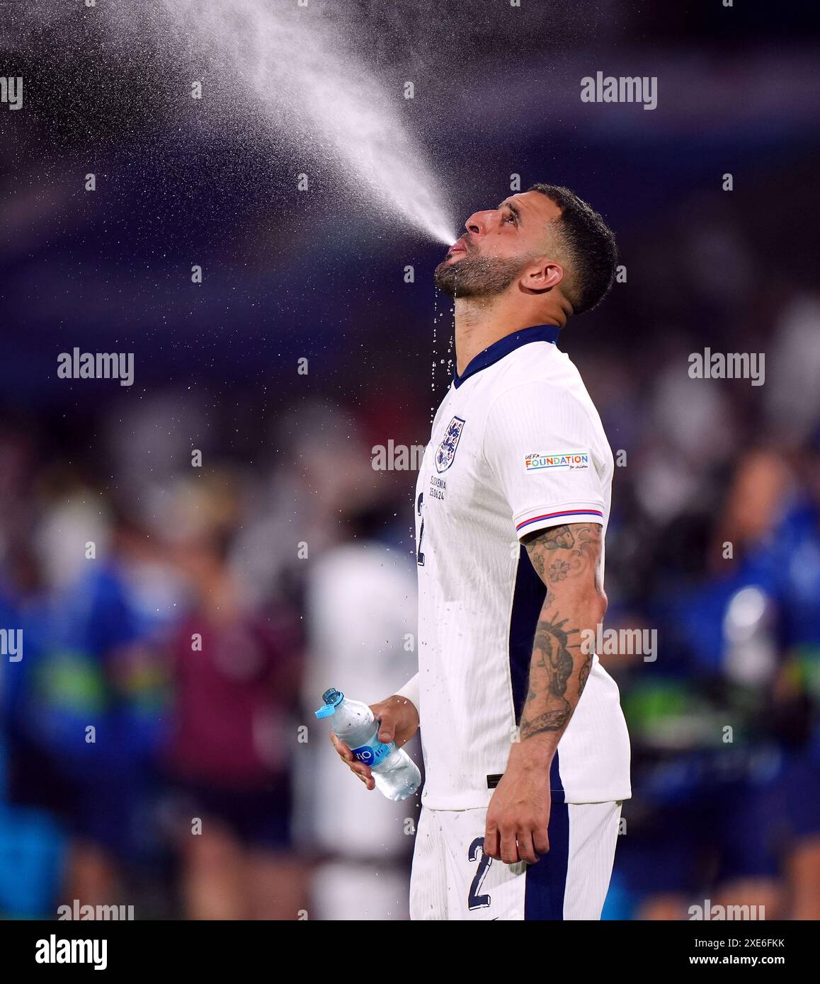 England's Kyle Walker during the UEFA Euro 2024 Group C match at the ...