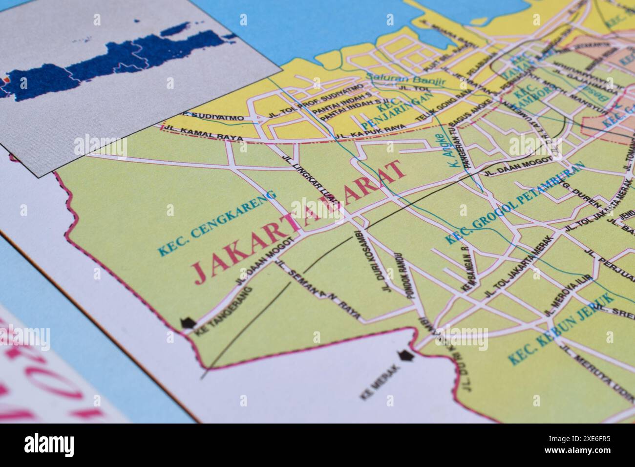 Pinned indonesia map hi-res stock photography and images - Alamy