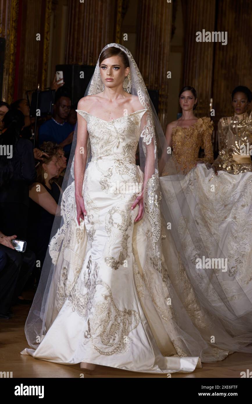 Paris, France. 25th June, 2024. Robert Abi Nader fashion show during ...