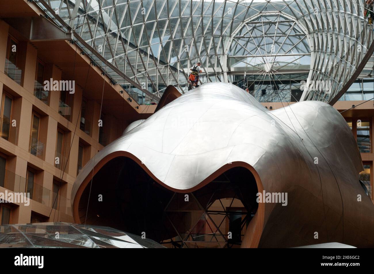 Germany, Berlin, Pariser Platz, DZ Bank Building by Frank O Gehry ...