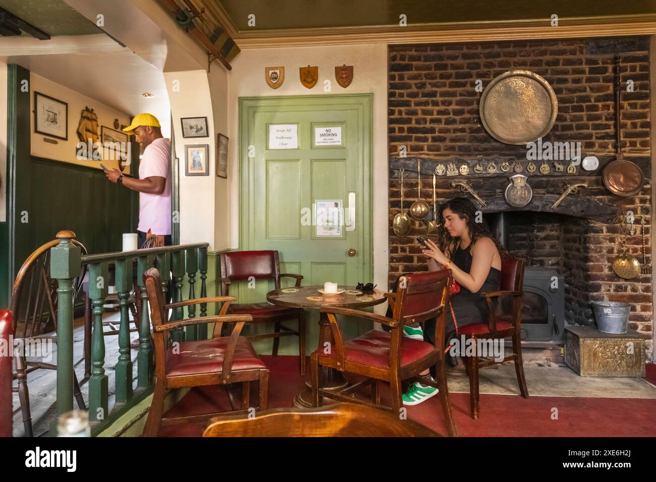 England, Kent, Deal, The Ship Inn Pub, Interior View Stock Photo - Alamy