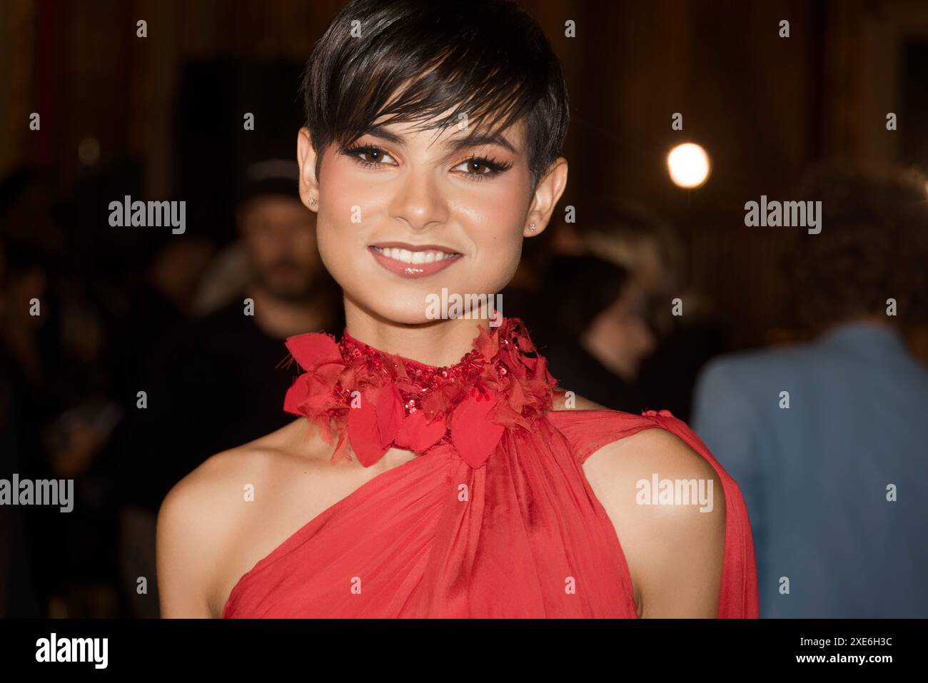 Paris, France. 25th June, 2024. Miss France 2024 Eve Gilles attends the ...