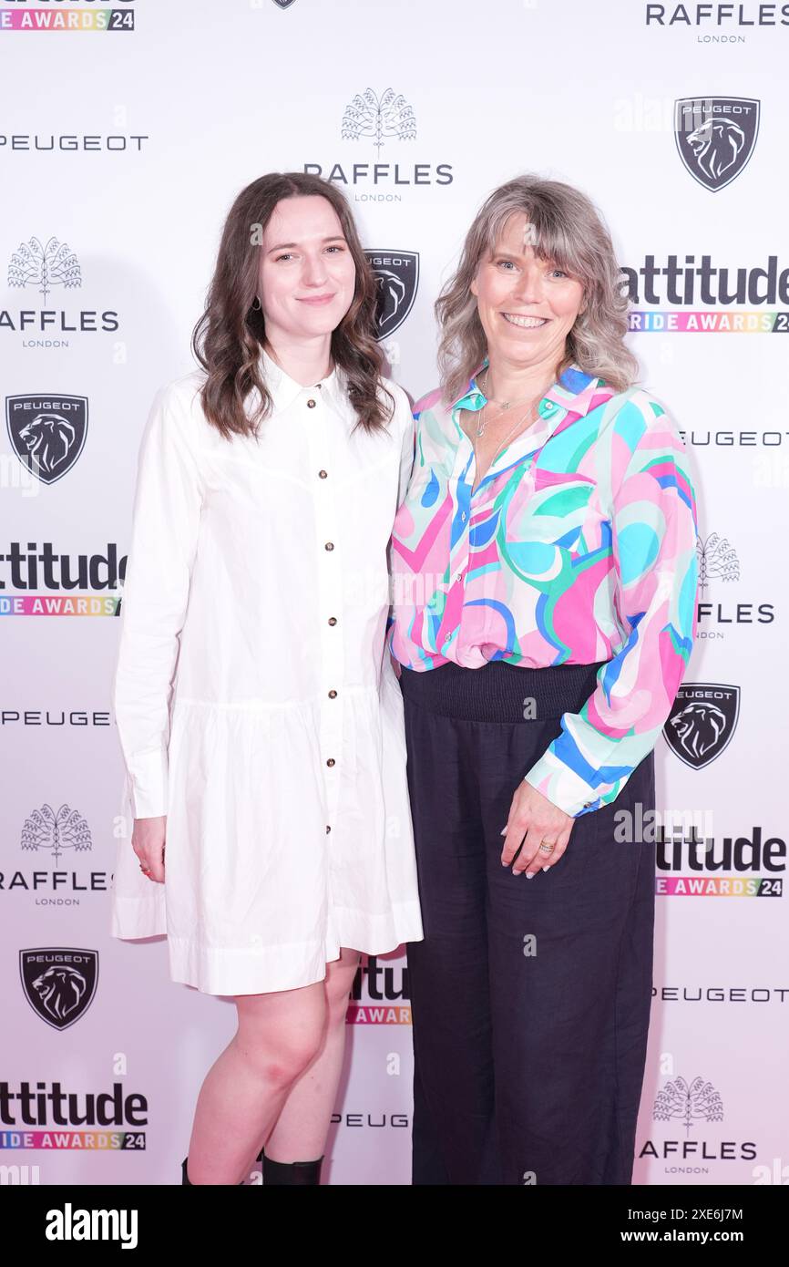 Caroline Litman and Kate Litman attending the Peugeot Attitude Pride ...