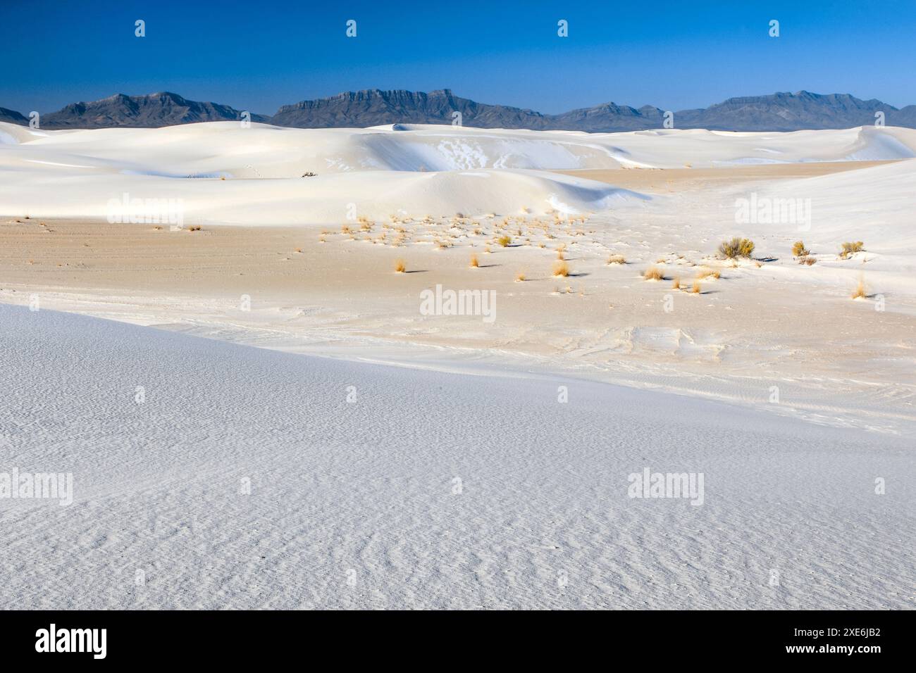 The glistening dunes of White Sands in the Tularosa Basin are not sand ...
