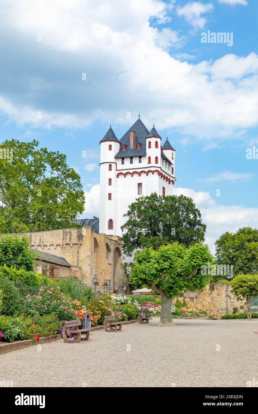The Kurfuerstliche Burg is a city castle in Eltville am Rhein in the ...