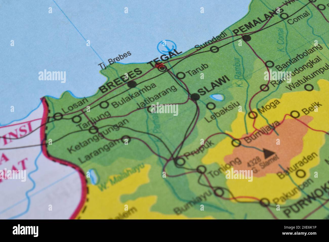 Pinned indonesia map hi-res stock photography and images - Alamy