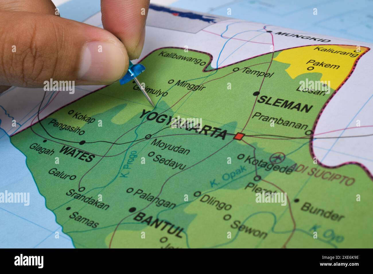 Pin on Map Yogyakarta City, capital of the province of Yogyakarta ...