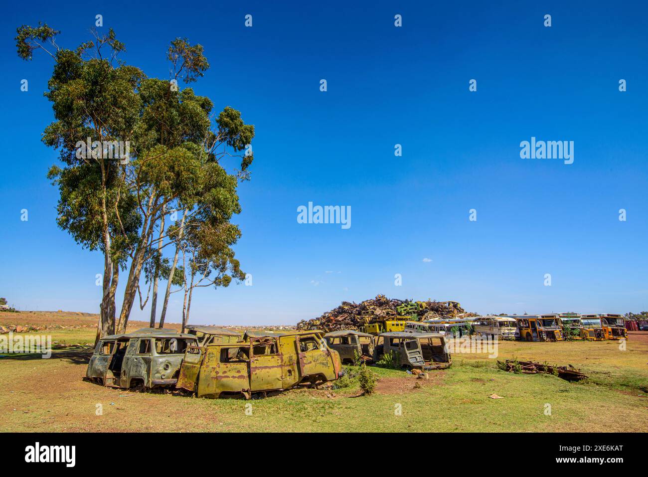 Italian tank cemetery in Asmara capital of Eritrea Copyright ...