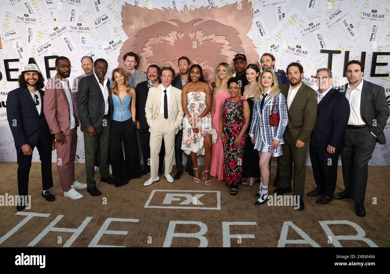 Los Angeles, Ca. 25th June, 2024. Courtney Storer, Lionel Boyce, Jose M ...