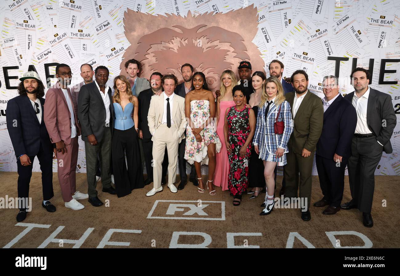 Los Angeles, Ca. 25th June, 2024. Courtney Storer, Lionel Boyce, Jose M ...