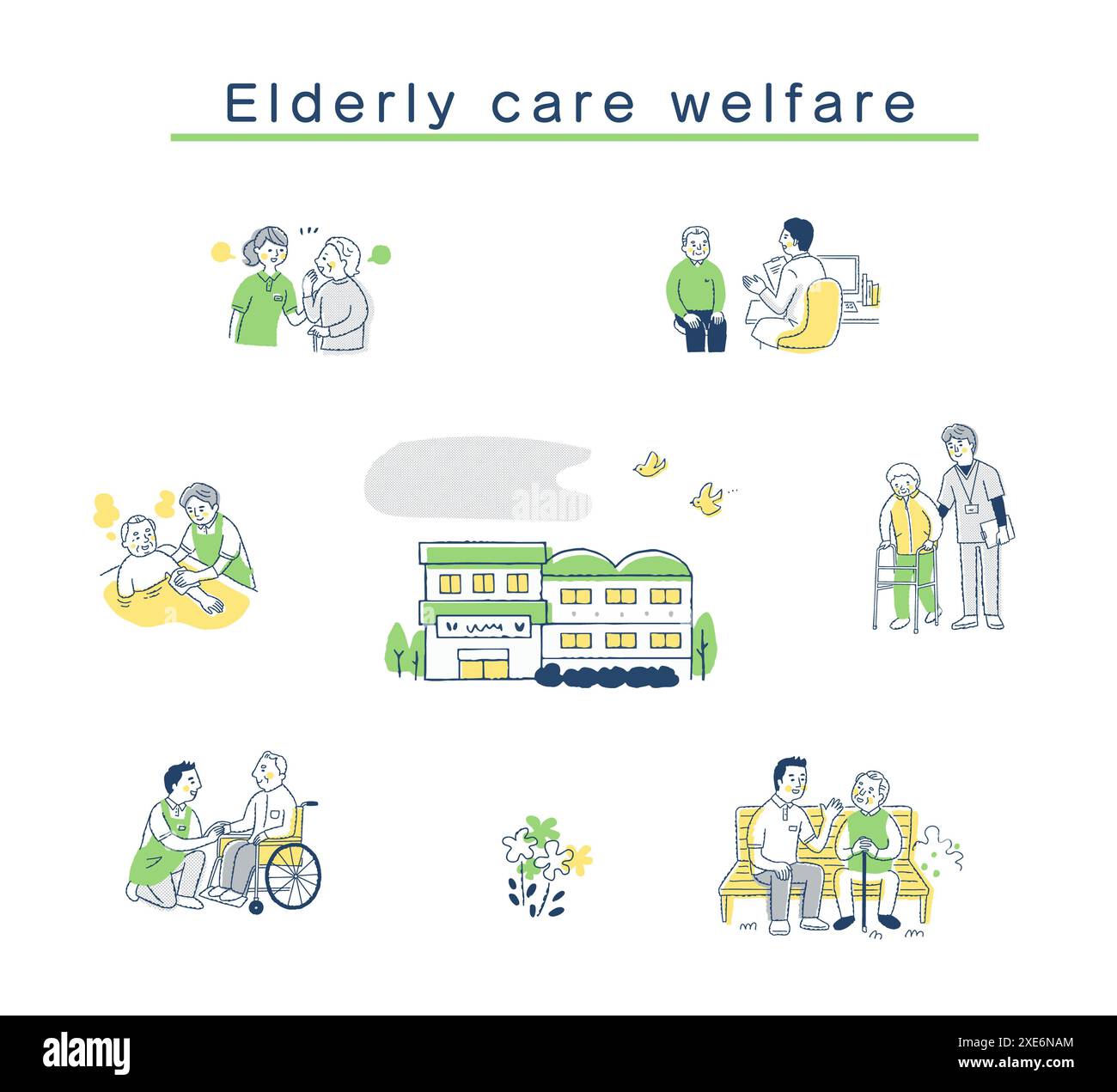 Welfare gait training hi-res stock photography and images - Alamy