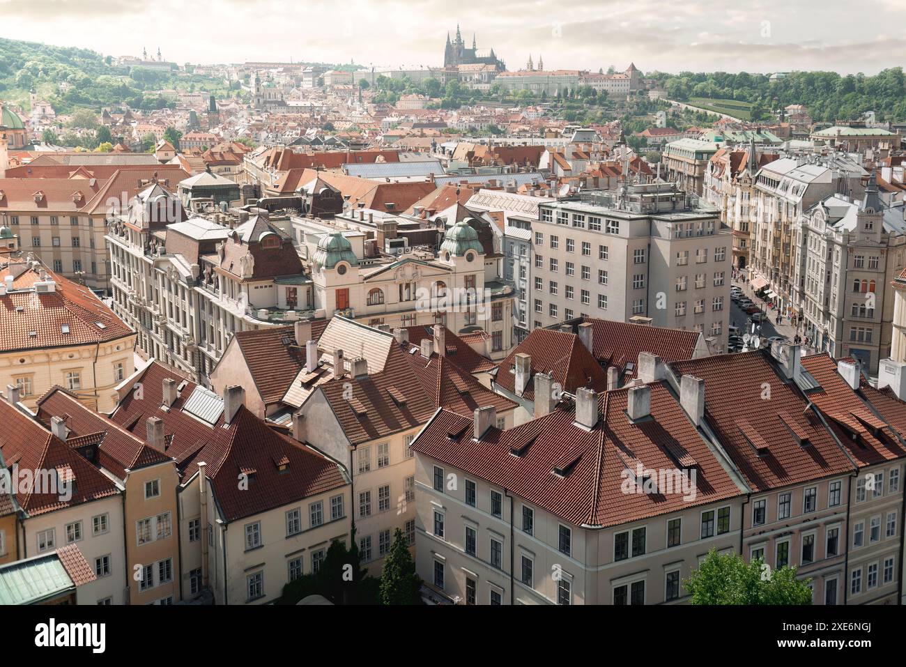 Gorgeous prague cityscape featuring traditional architecture and the ...