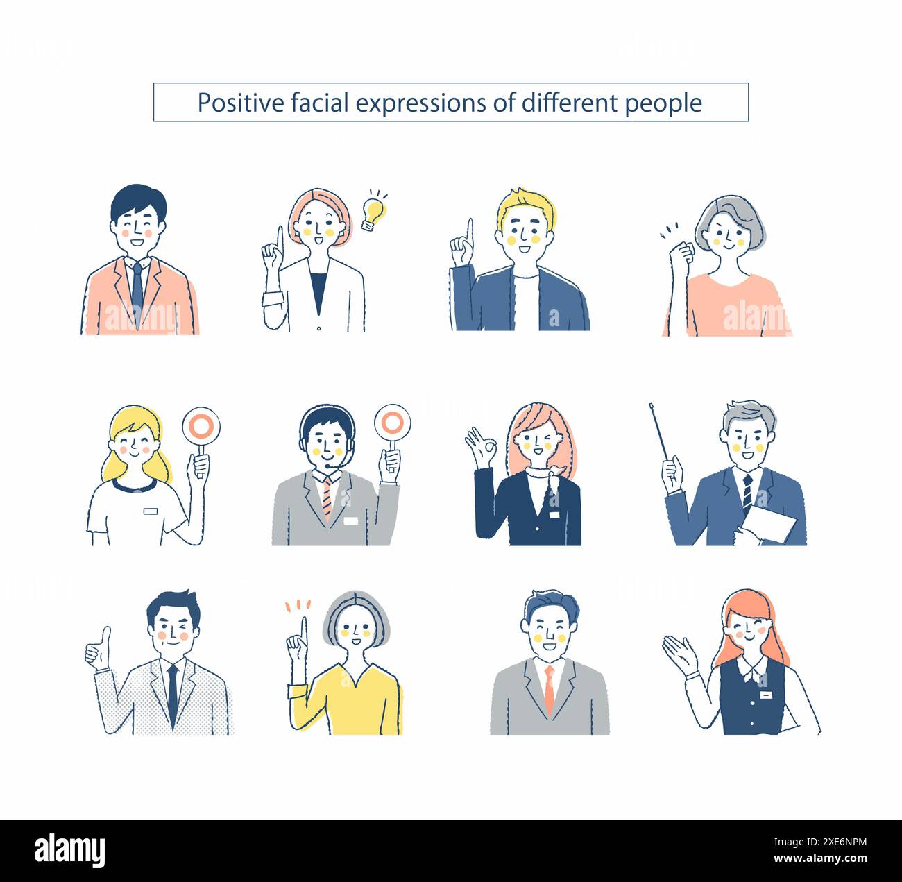Positive different aged office hi-res stock photography and images - Alamy