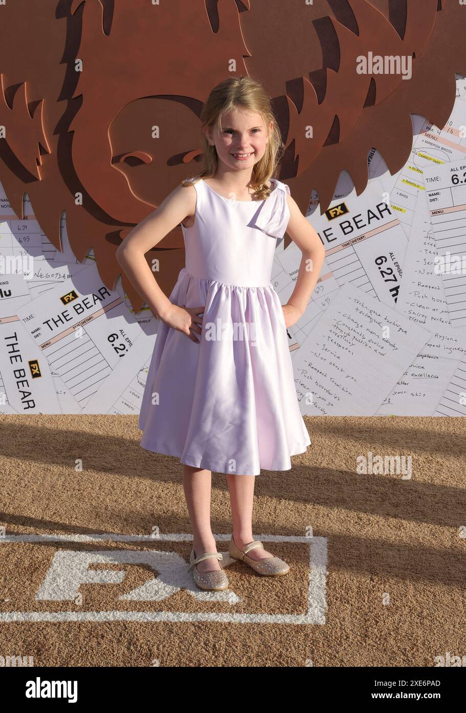 LOS ANGELES, CA - JUNE 25: Annabelle Toomey at the Season 3 premiere of FX's The Bear at El ...