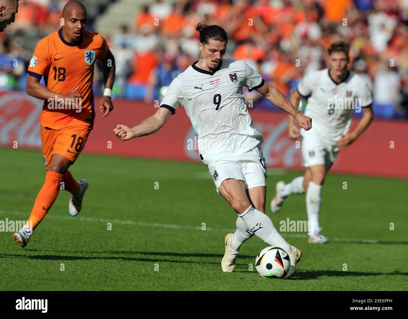 BERLIN, GERMANY - JUNE 25: Marcel Sabitzer of Austria during the UEFA ...