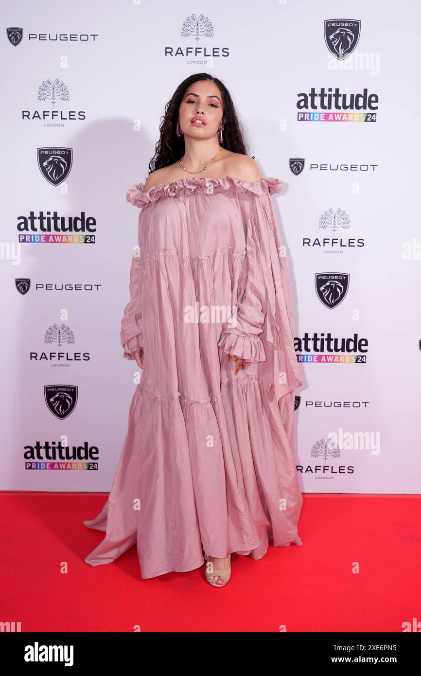 Mabel attending the Peugeot Attitude Pride Awards 2024 at Raffles ...