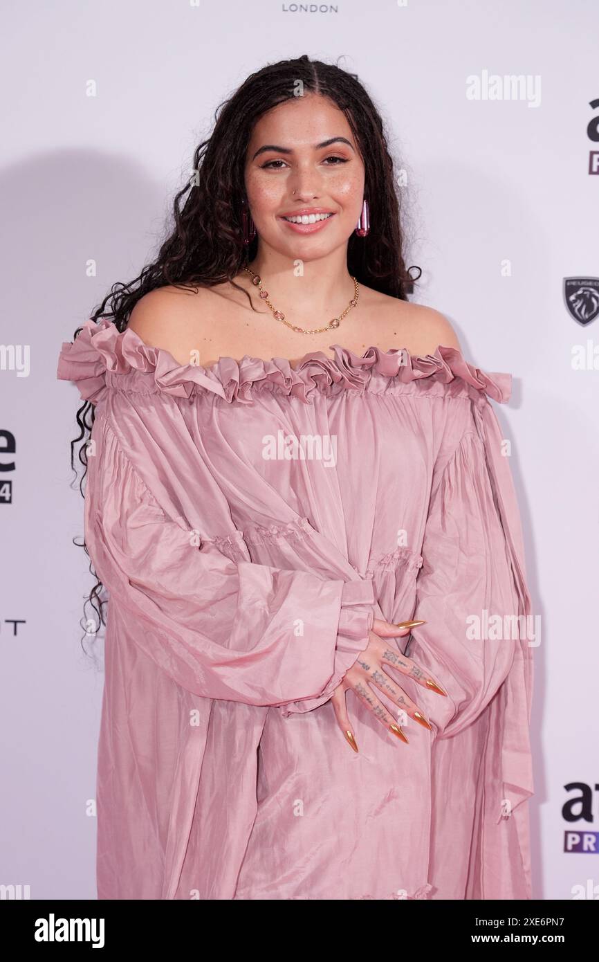 Mabel attending the Peugeot Attitude Pride Awards 2024 at Raffles ...