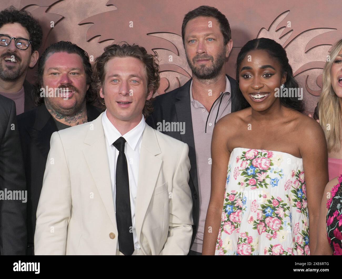 (L-R) Matty Matheson, Jeremy Allen White, Ebon Moss-Bachrach and Ayo ...