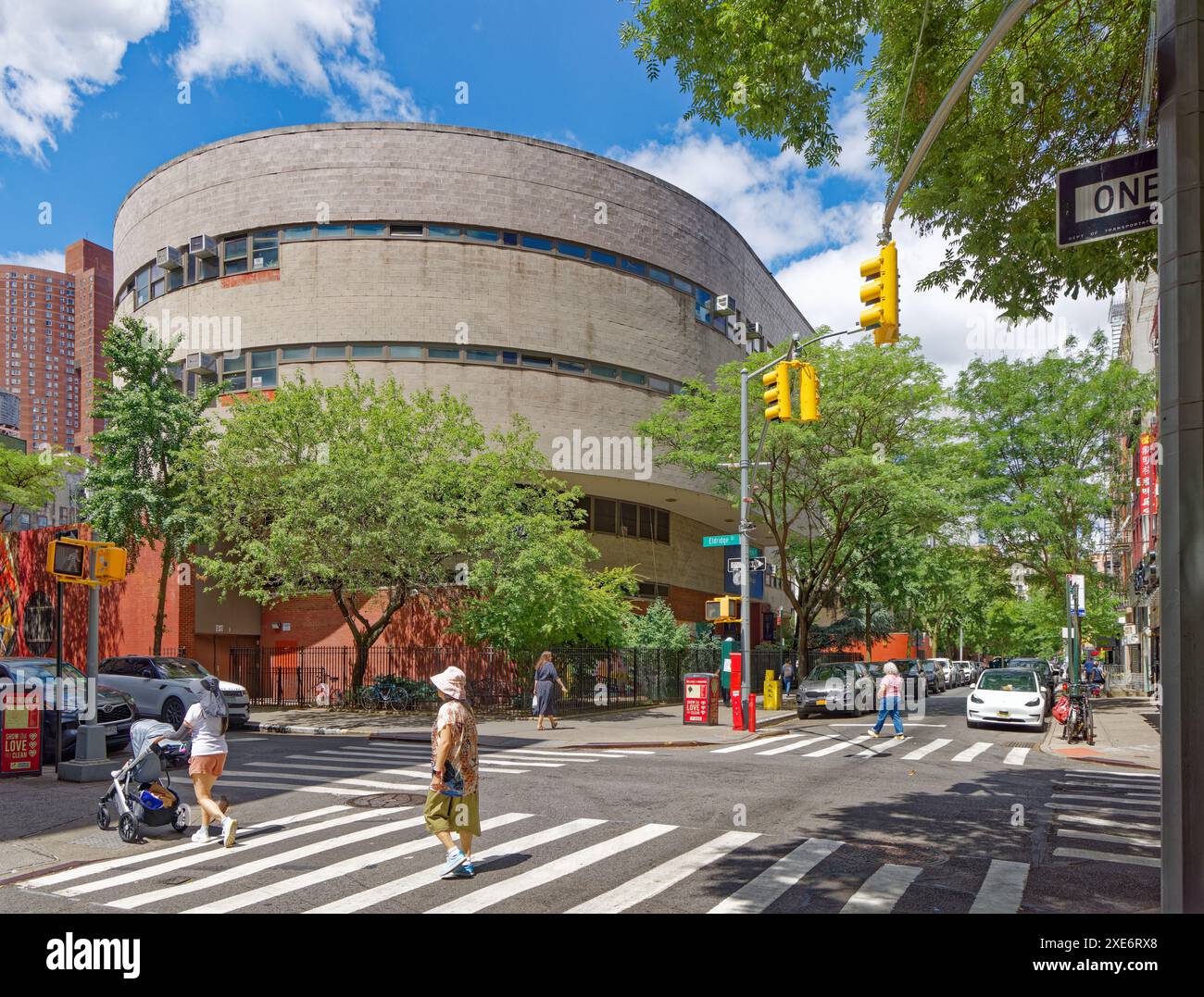 NYC Chinatown: 100 Hester Street, aka 36 Forsyth Street, holds three schools and a YMCA ...