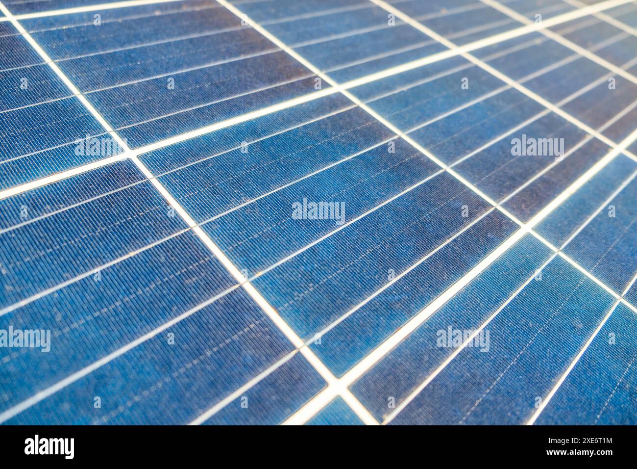 Close-up of Solar cell farm power plant eco technology.landscape of ...