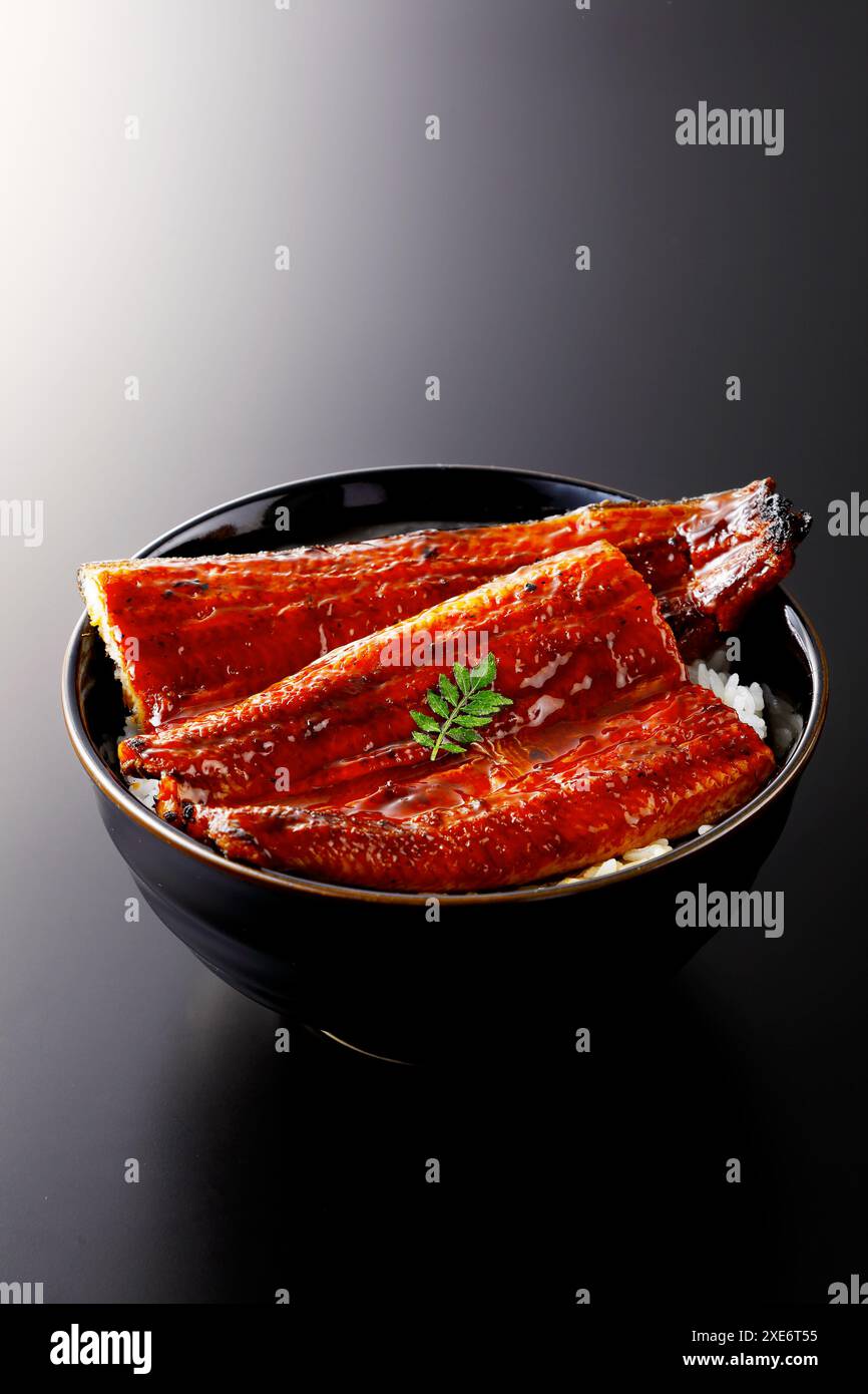 Una-don (eel on top of rice bowl Stock Photo - Alamy