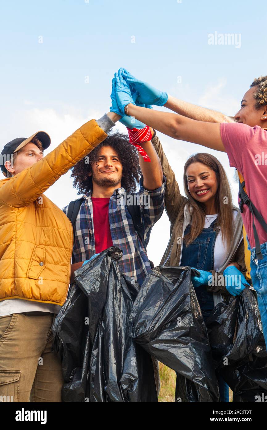 Success group outdoor hi-res stock photography and images - Alamy