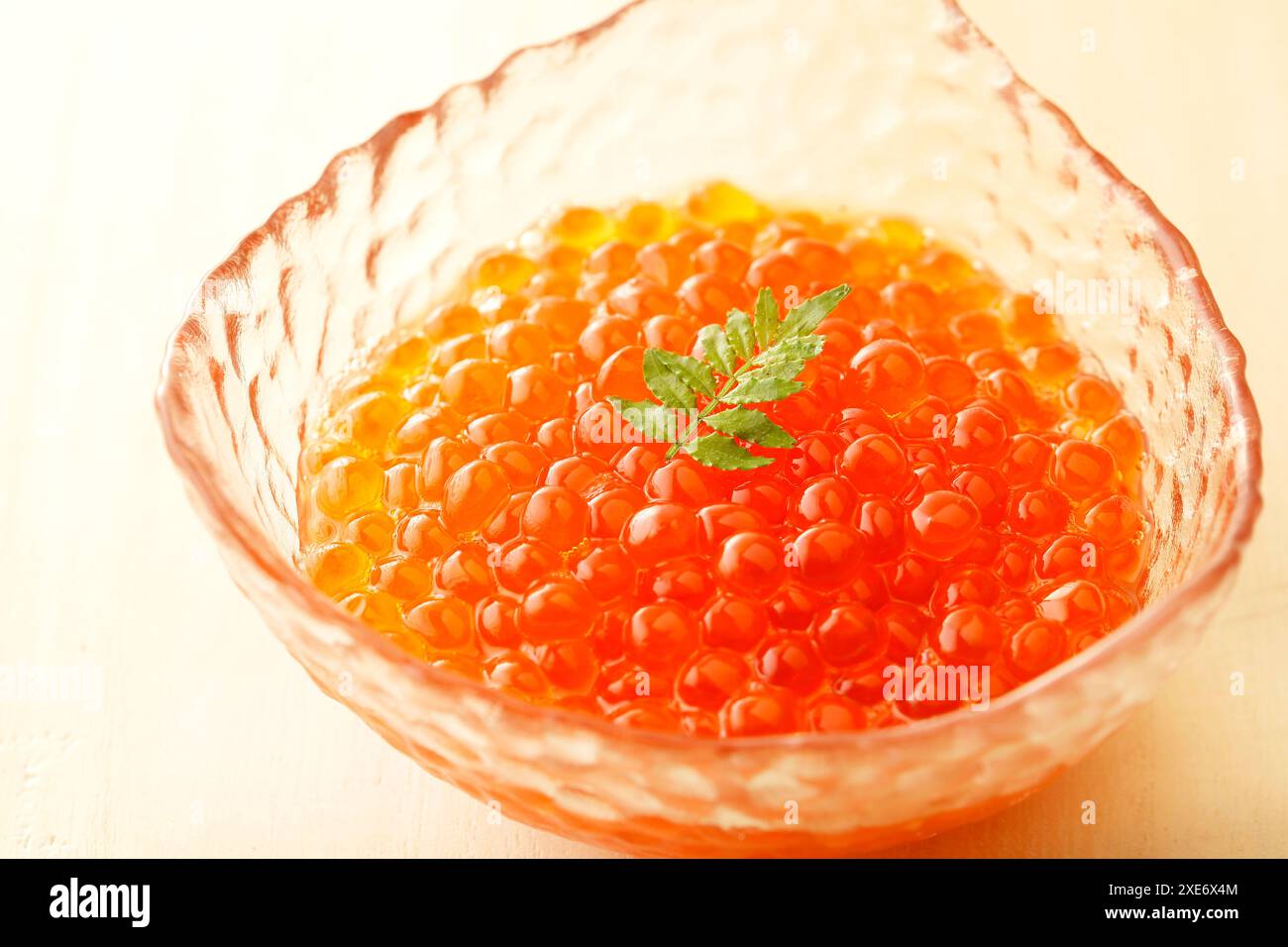 Soaked salmon roe in soy sauce Stock Photo - Alamy