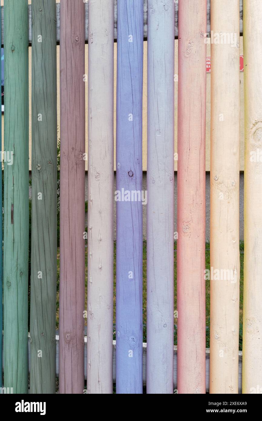 Handcrafted wooden fence hi-res stock photography and images - Alamy